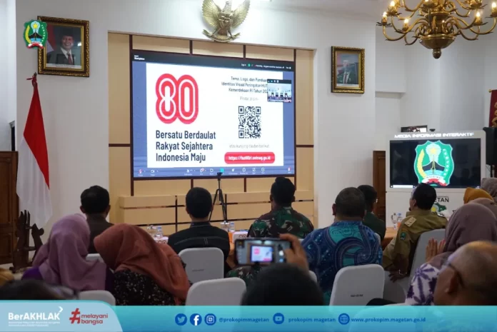 Tema dan Logo HUT ke-80 Kemerdekaan RI Resmi Diluncurkan - Kabar Magetan